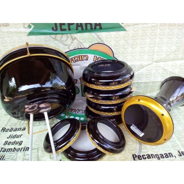 Jual Alat rebana hadroh al banjari al habsyi jepara satu setw | Shopee ...