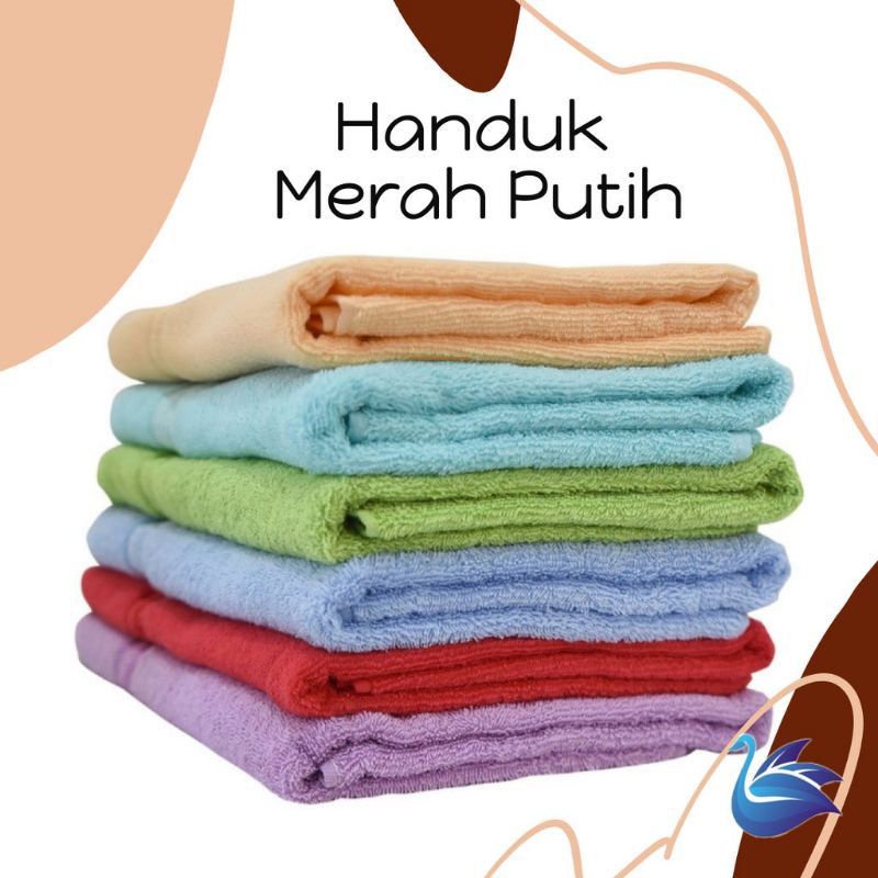 Jual ET Handuk Merah Putih 60x120 Grade A Original by Terry Palmer ...