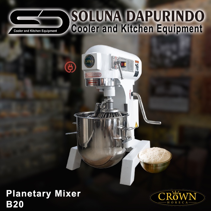 Jual CROWN PLANETARY MIXER B20 / B20 MESIN PENGADUK ADONAN | Shopee ...