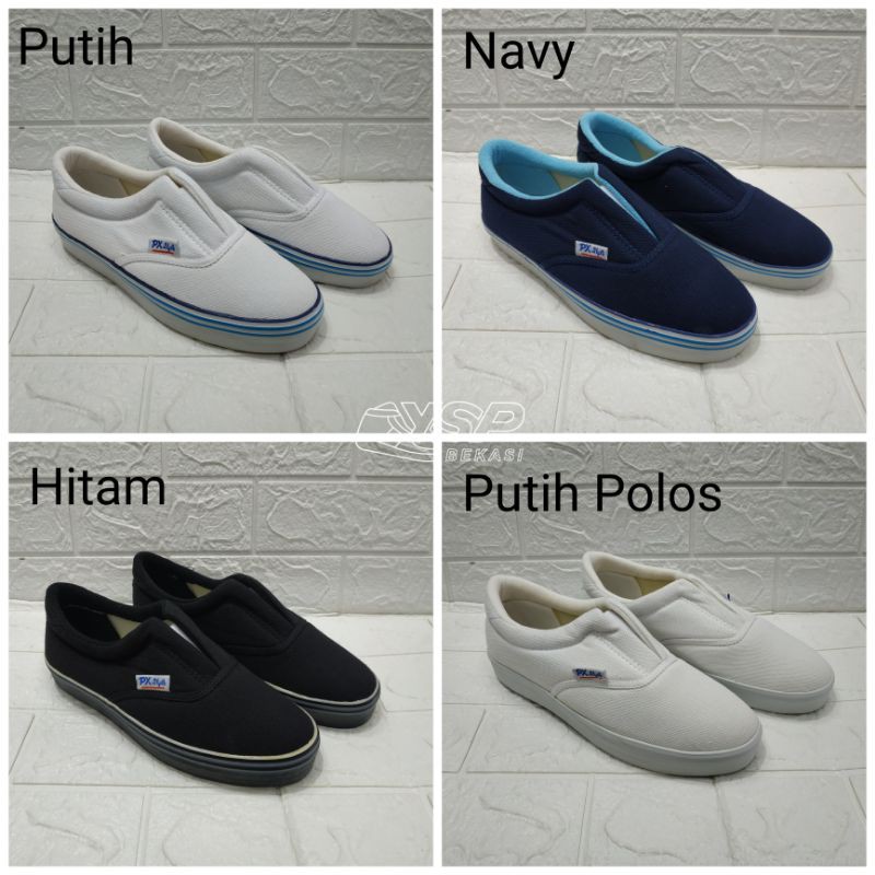 Jual SEPATU SLIP ON CANVAS PRIA WANITA PX STYLE 128 SEPATU KERJA LUKIS ...