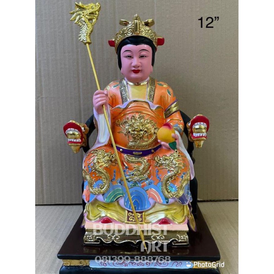 Jual Patung dewa wang mu niang niang ong bu nio nio 12 inch kayu 01 ...