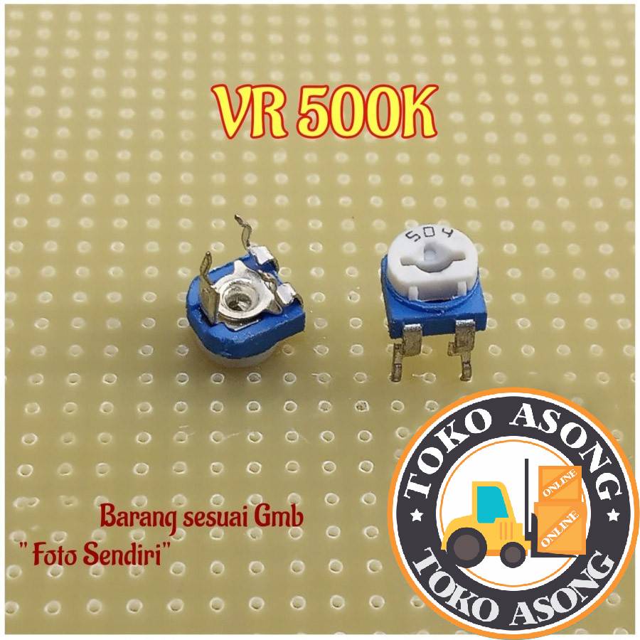 Jual VR 500k variable resistor 504 trimpot trimmer 500 kilo ohm VR ...