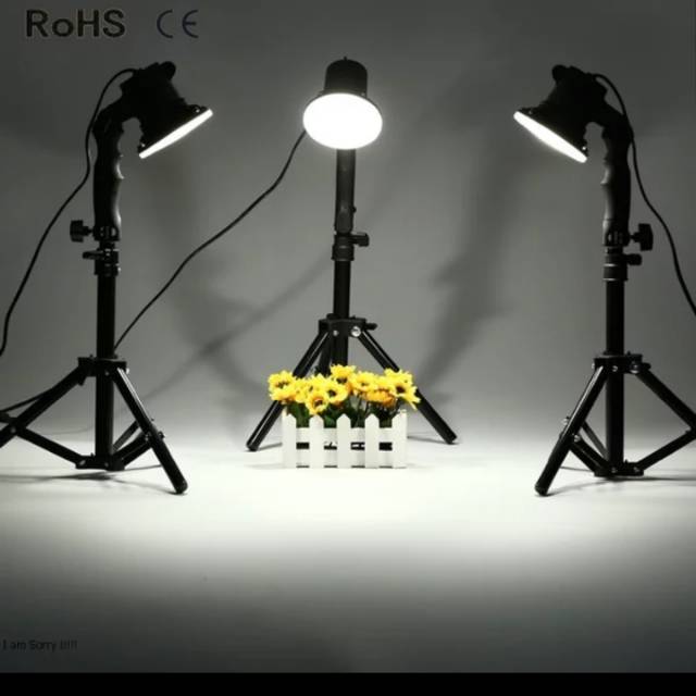 Jual Lampu LED mini studio with stand 80cm | Shopee Indonesia
