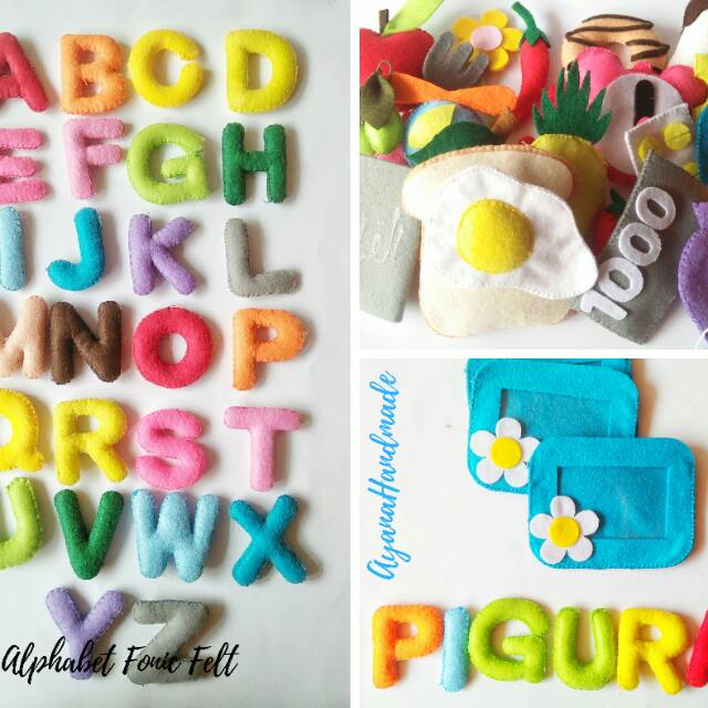 Jual Fonic ABC alfabet flanel dan objek media ajar anak | Shopee Indonesia