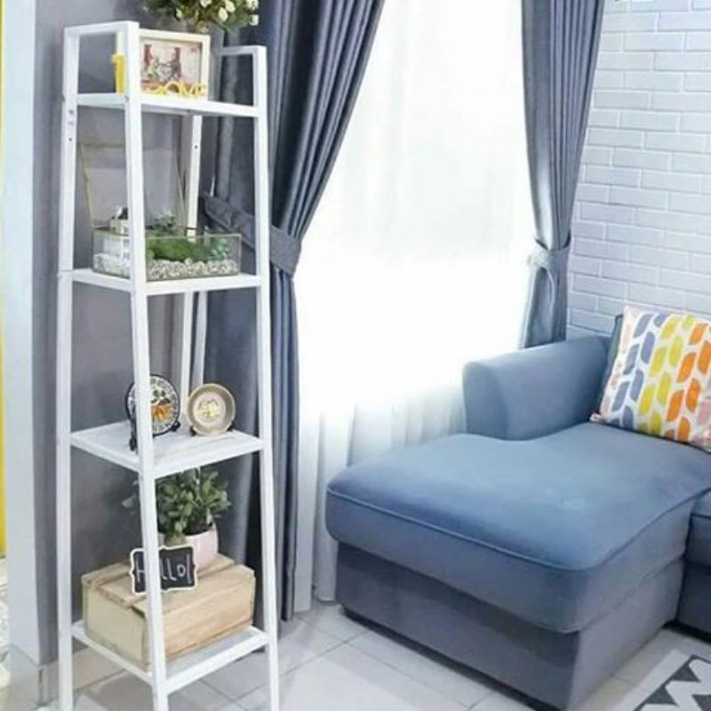 Jual Rak Besi 35x148 Sudut Rak Buku Rak Dekorasi Ruang Tamu Rak Toilet ...