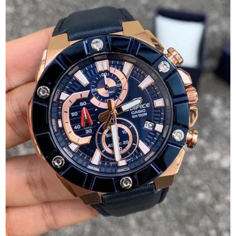 Jual Jam Tangan Edifice EFR 569 Original Chronograph Aktif EFR569 Strap ...