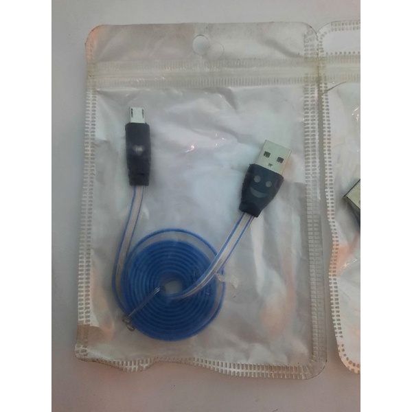 Jual KABEL MICRO USB logo smile | Shopee Indonesia