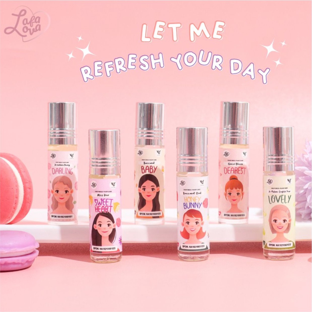 Jual Parfum Lafalova X Vichira Kekinian Wangi Tahan Lama Roll On 6ML ...