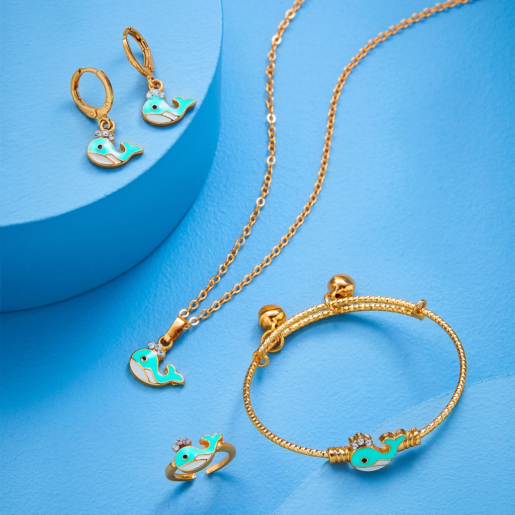 Jual Lavish Jewelry 82S Set Perhiasan Anak Titanium Emas Lapis Terbaru ...