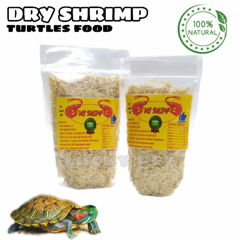 Jual DRY SHRIMP udang kering pakan makanan kura kura air brazil dada ...