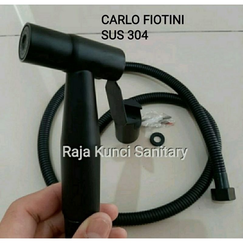 Jual Jet Shower Hitam Toilet/Jet Shower Kloset Kamar Mandi Stainles SUS ...