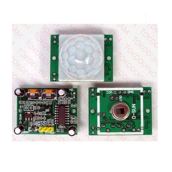 Jual Elektronik - Tool & Kit Hc-Sr501 Adjust Ir Pyroelectric Infrared ...