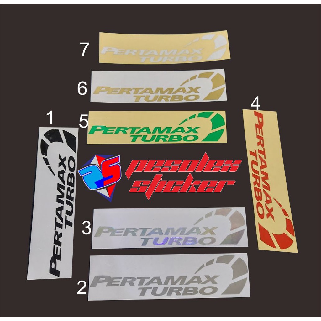 Jual CUTTING STICKER PERTAMAX TURBO | Shopee Indonesia