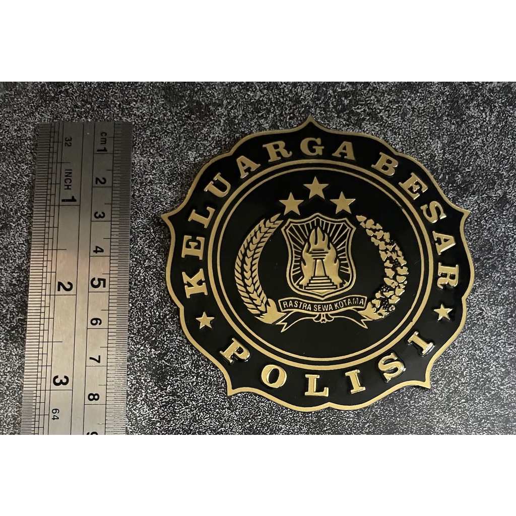Jual Sticker Police (Bunga) - Stiker Police Stiker Keluarga Besar Polis ...