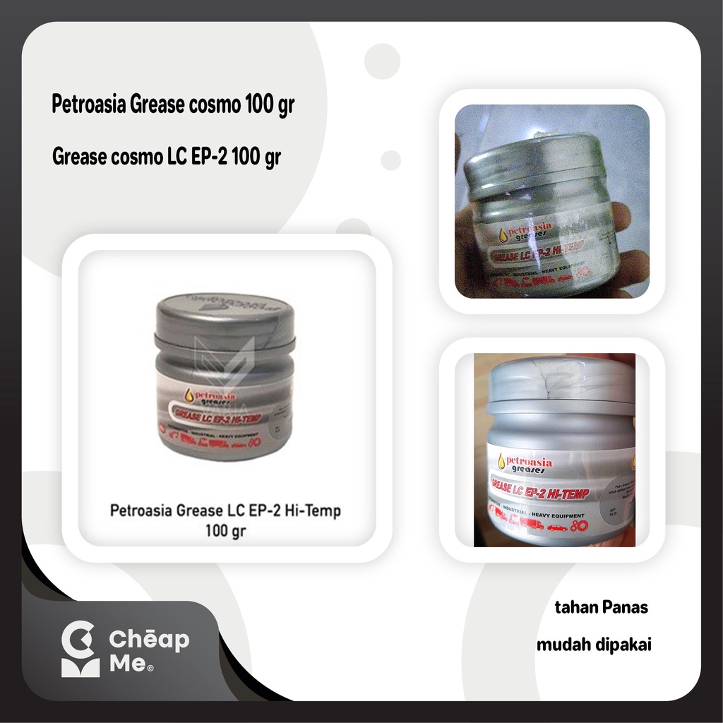 Jual Petroasia Gemuk Grease Cosmo LC EP2 100gr / GREASE COSMO LC EP2 ...