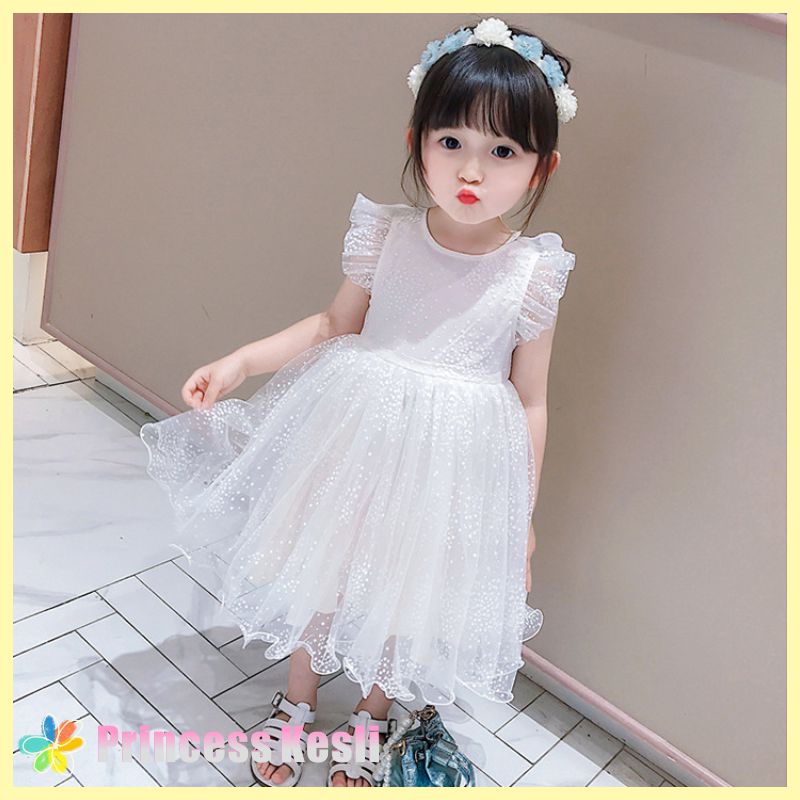 Jual [PRINCESS KESLI] 0-7 Tahun Dress Butterfly Corak Bunga Flowers ...