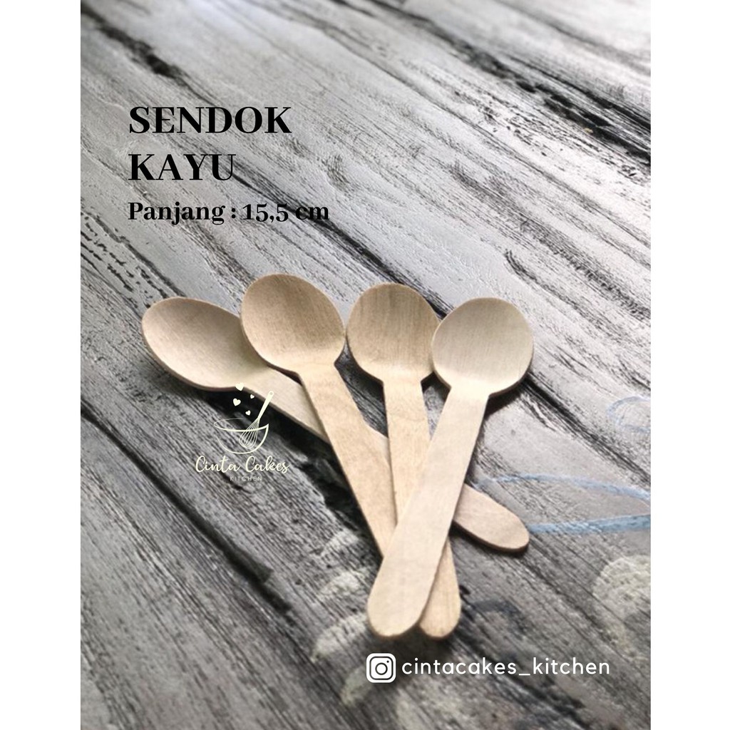 Jual Sendok Kayu 15.5 cm | Shopee Indonesia