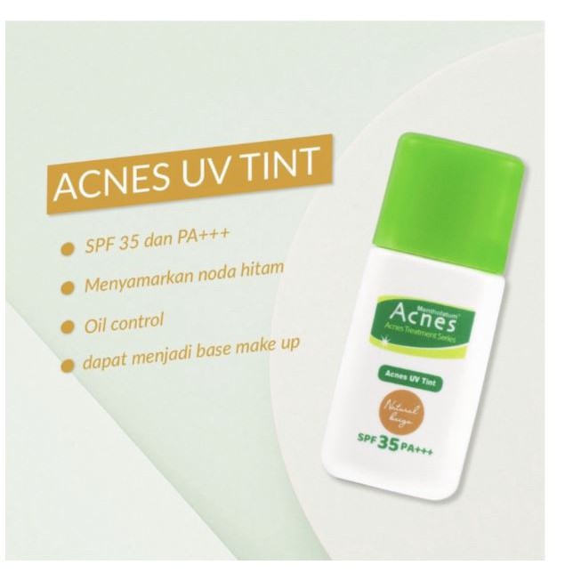 Jual Acnes UV Tint Daily Protection SPF 35 PA+++ 30g 100%Ori Sunscreen ...