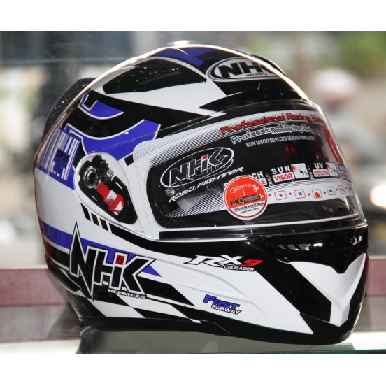 Jual NHK Helm RX9 Moeex Moffler (FLUO) | Shopee Indonesia