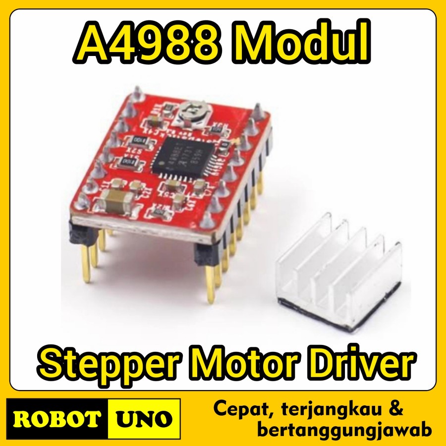 Jual A4988 Driver Stepper Motor Reprap 3D Printer A 4988 CNC Arduino Raspberry | Shopee Indonesia