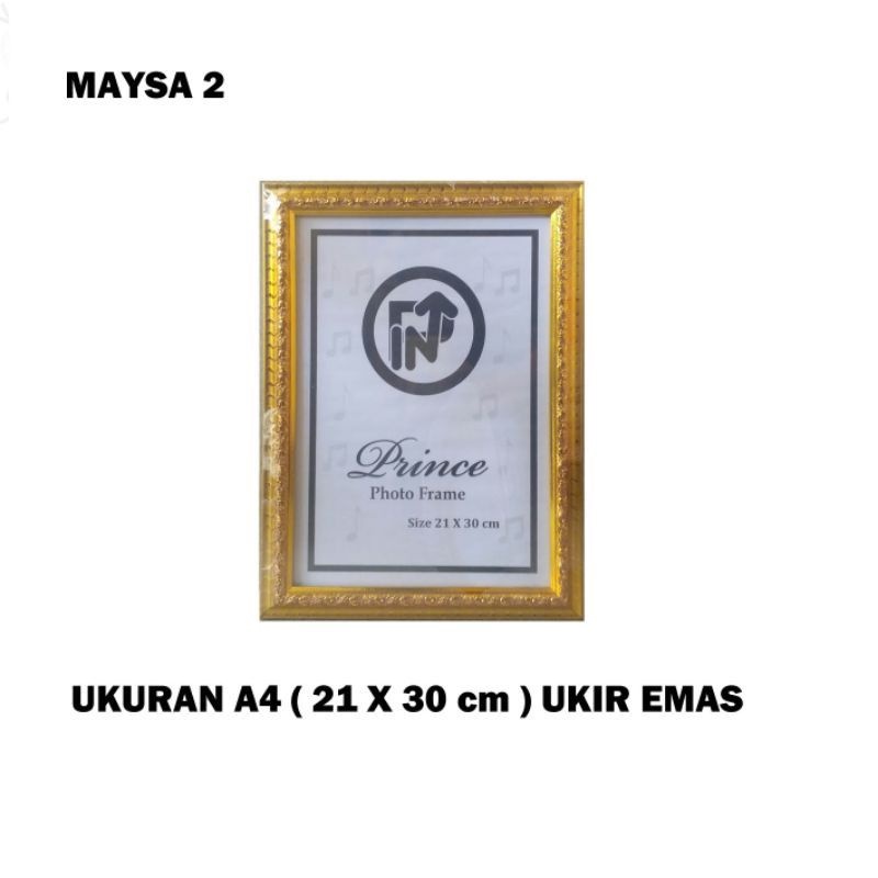 Jual Bingkai/frame foto motif gold a4(21x30) | Shopee Indonesia