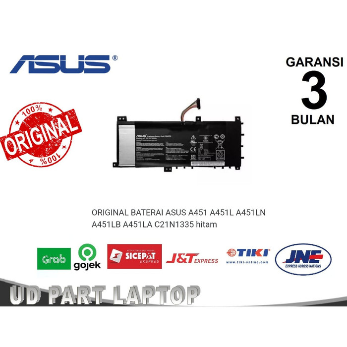 Jual BATERAI ORIGINAL BATERAI ASUS A451 A451L A451LN B41N1304 C21N1335 | Shopee Indonesia