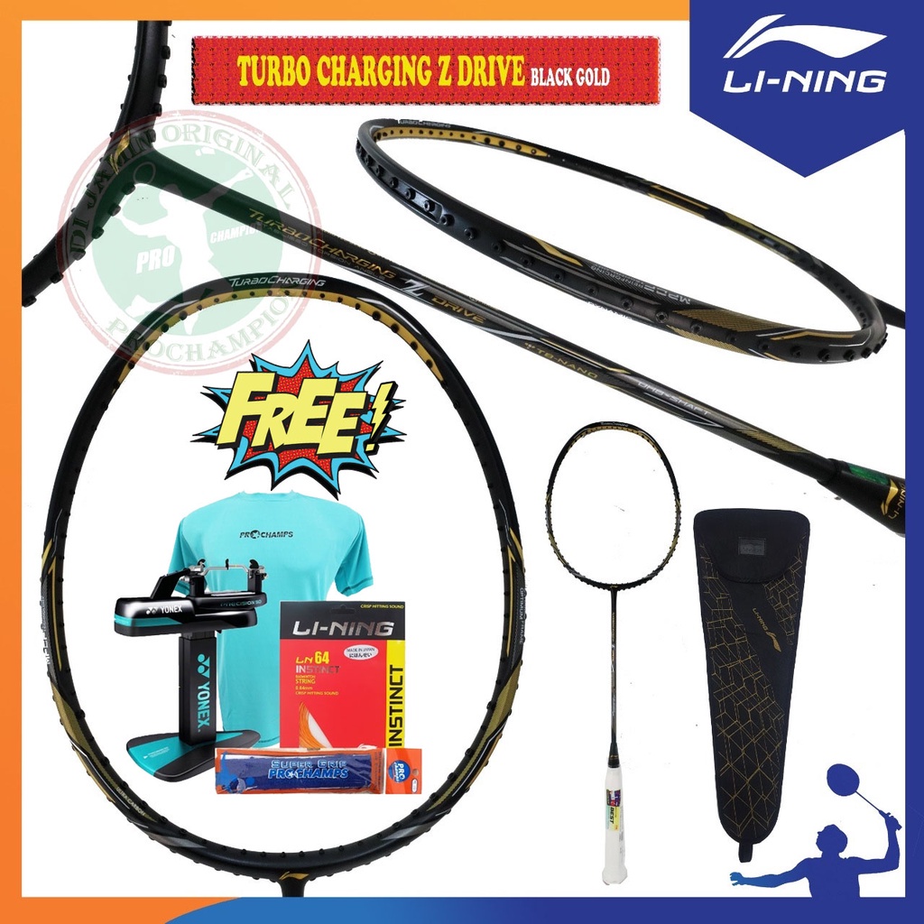 Jual LINING TURBO CHARGING Z DRIVE RAKET BADMINTON ORIGINAL | Shopee ...