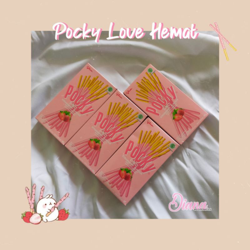 Jual Pocky Love Hemat || Kado Bucket Pocky Bentuk Love Viral | Shopee ...