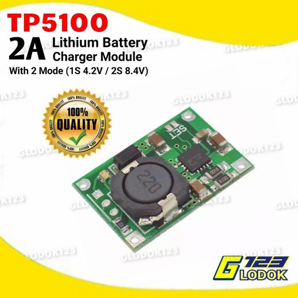 Jual TP5100 2A Lithium Battery Charging 1S 2S Charger Batere 18650 TP4056 | Shopee Indonesia