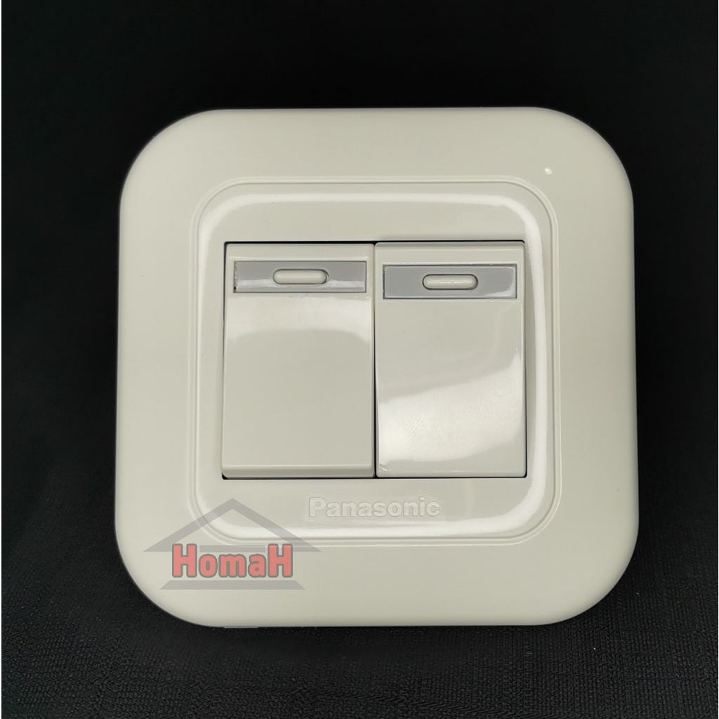 Jual Saklar Seri Panasonic Tanam / Saklar Ganda / Double Switch ...