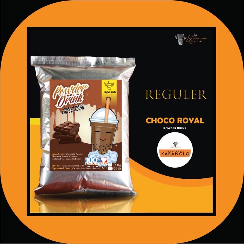 Jual Bubuk Perasa Coklat Javaland Royal Chocolate Powder Drink | Shopee ...