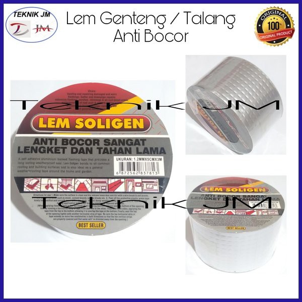 Jual LEM GETENG UKURAN 5 Cm PANJANG 3 Meter - LEM ATAP TALANG ANTI ...