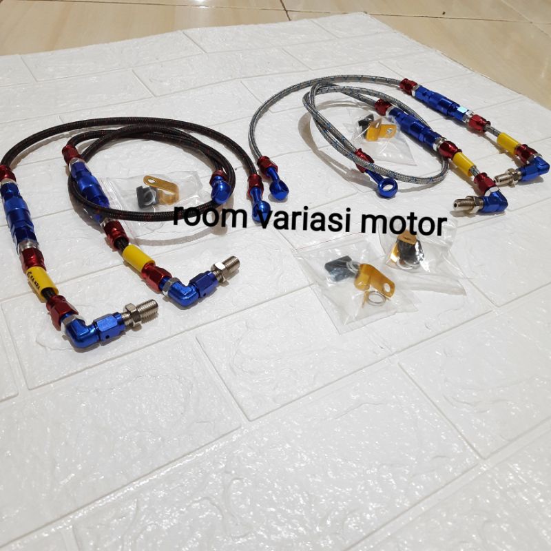 Jual SELANG REM DEPAN 95CM PLUS 60CM BELAKANG MODEL PSI SATRIA FU SONIC ...