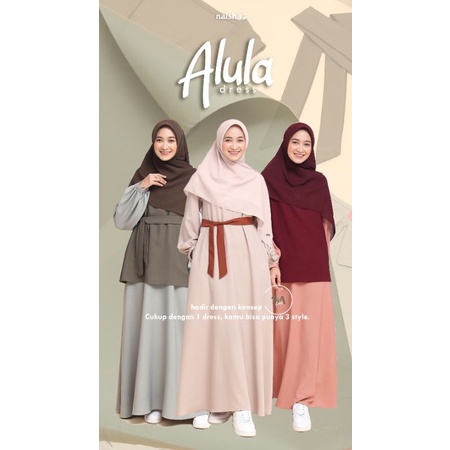 Jual Alula Dress || Naisha || Shakila | Shopee Indonesia