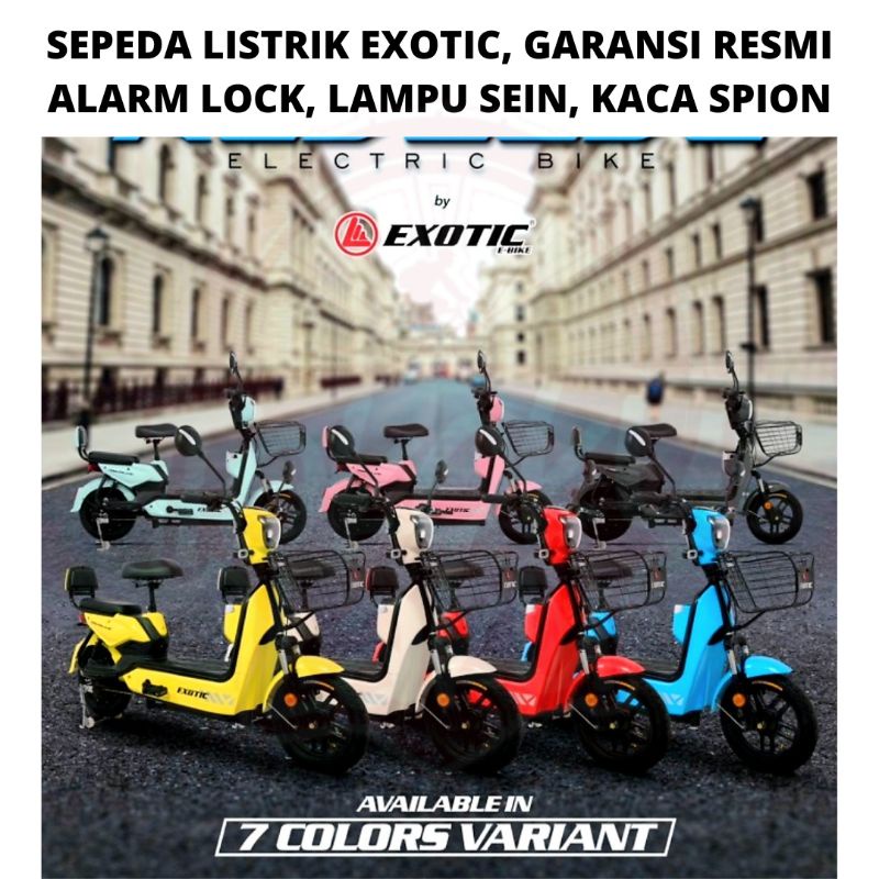 Jual SEPEDA LISTRIK EXOTIC REVOLVE BY PACIFIC BIKE MURAH ORIGINAL ...