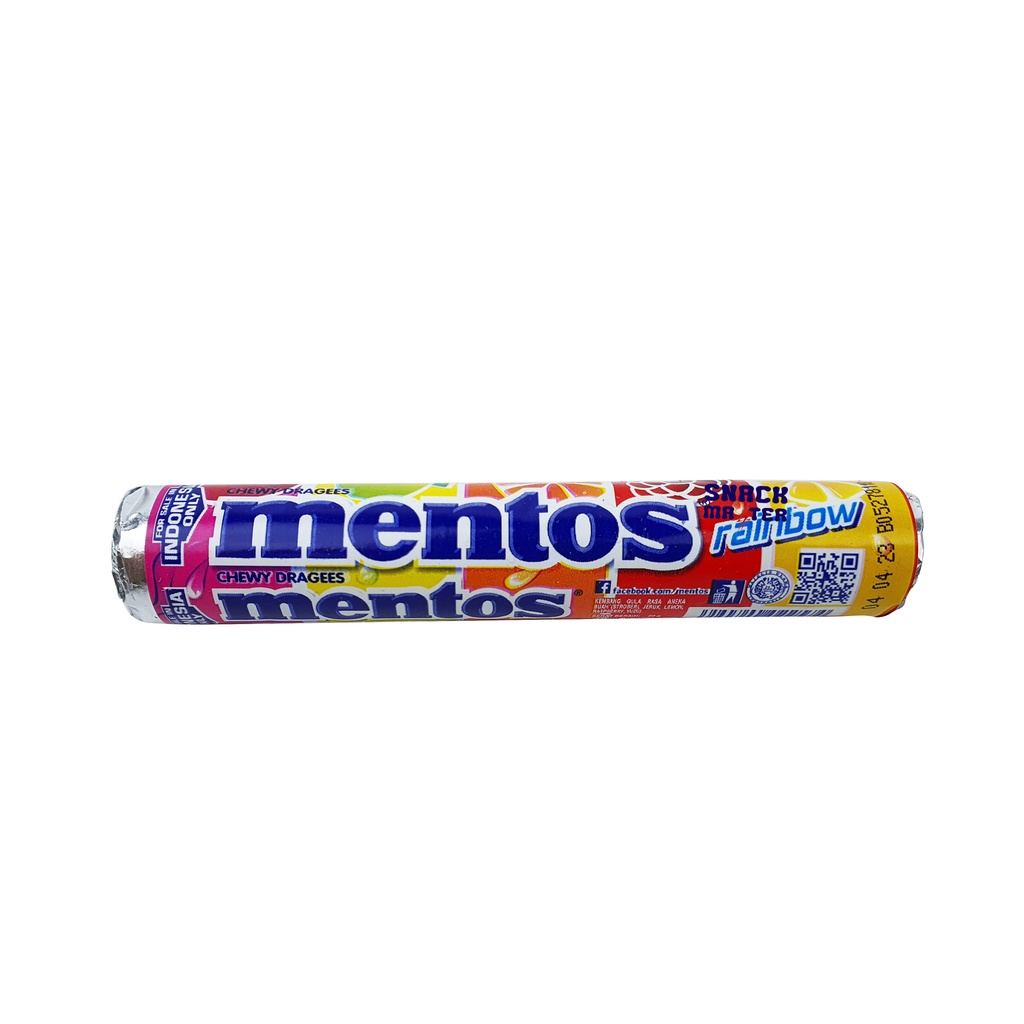 Jual Mentos Roll - Stay Fresh with Chewy Dragees Mint Candy - 29g ...