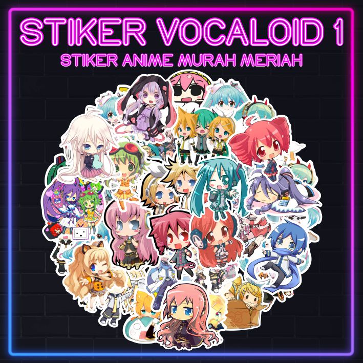 Jual [1 Set] Stiker Vocaloid 1 Sticker Anime Murah Meriah - ddu-du ...