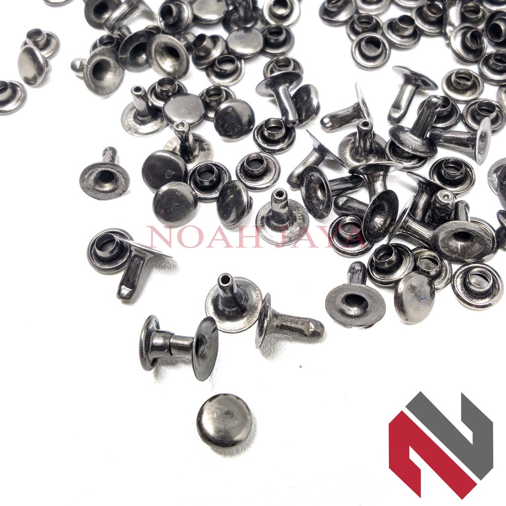 Jual PAKU CENTANG/PAKU RIVET UKURAN 6 MM PER 100 SET V 1000 BN | Shopee ...