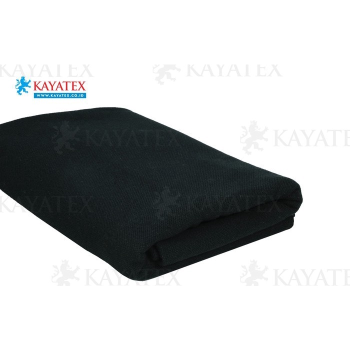 Jual 0.5KG KAIN LACOSTE COMBED 20S HITAM JET BLACK (BAHAN KAOS ...