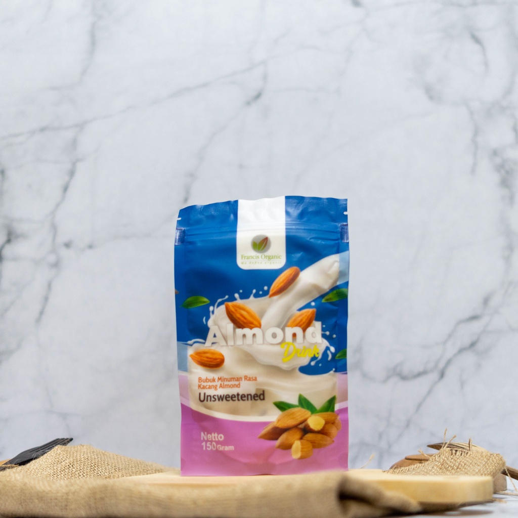 Jual Susu Almond Bubuk / Almond Milk Francis Organic Rasa Unsweetened ...