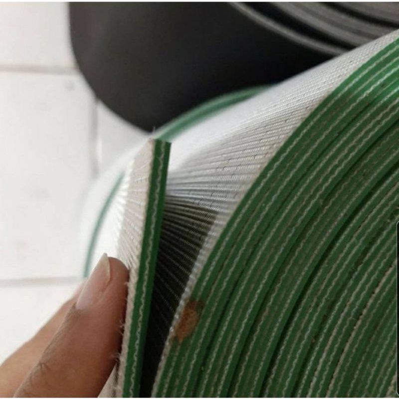Jual CONVEYOR PVC GREEN FABRIC | BELT PVC HIJAU | Shopee Indonesia