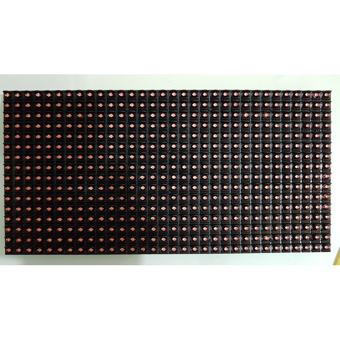 Jual Dot Matrix P10 Merah LED Panel Display Module Outdoor RED | Shopee ...