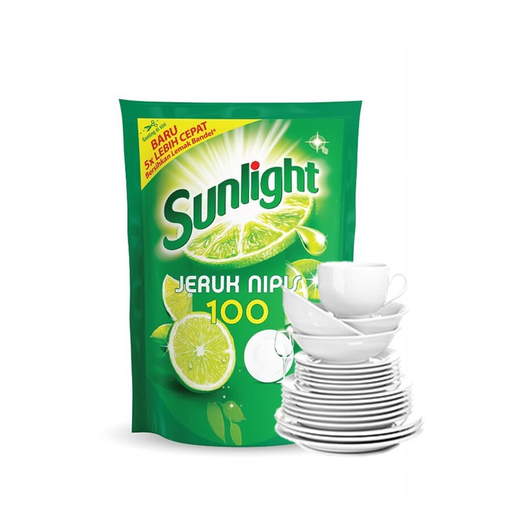 Jual Sunlight Jeruk Nipis 210ml/Sabun Cuci Piring Sunlight 210 Ml ...
