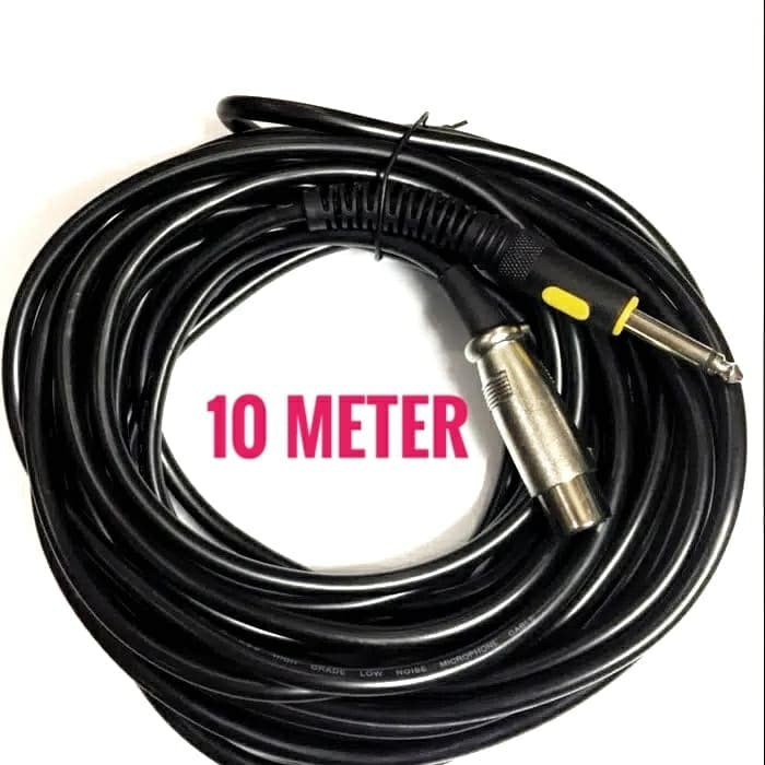 Jual KABEL MIC L-BASS MICROPHONE 10 METER OOK UNTUK SEMUA TIPE MIC ...