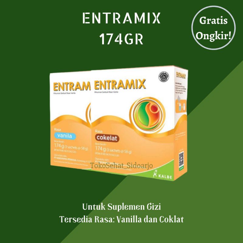 Jual SUSU ENTRAMIX 174 gr (VANILLA & COKLAT) | Shopee Indonesia