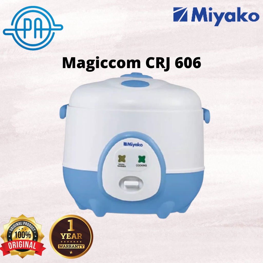 Jual MAGIC COM MIYAKO MCM606A 0.6L RICE COOKER MCM 606 A | Shopee Indonesia
