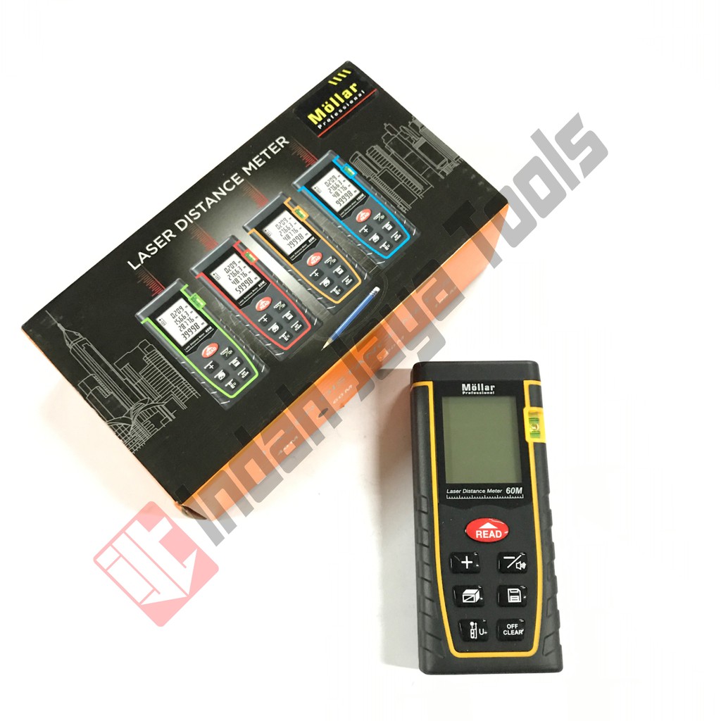 Jual Meteran Laser Digital 60 m Mollar / Distance Meter | Shopee Indonesia