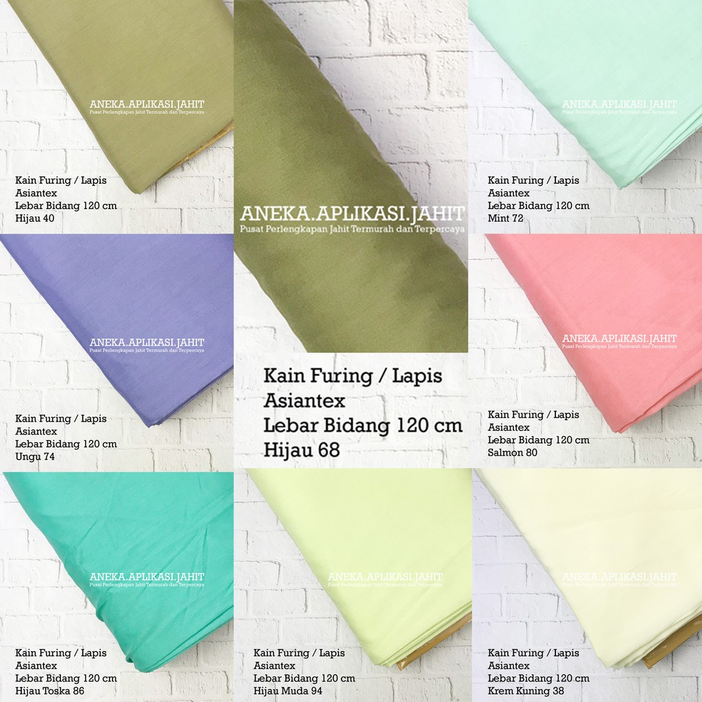 Jual [4/4] 1 METER KAIN FURING LAPIS TRIOTEX ASIANTEX | Shopee Indonesia