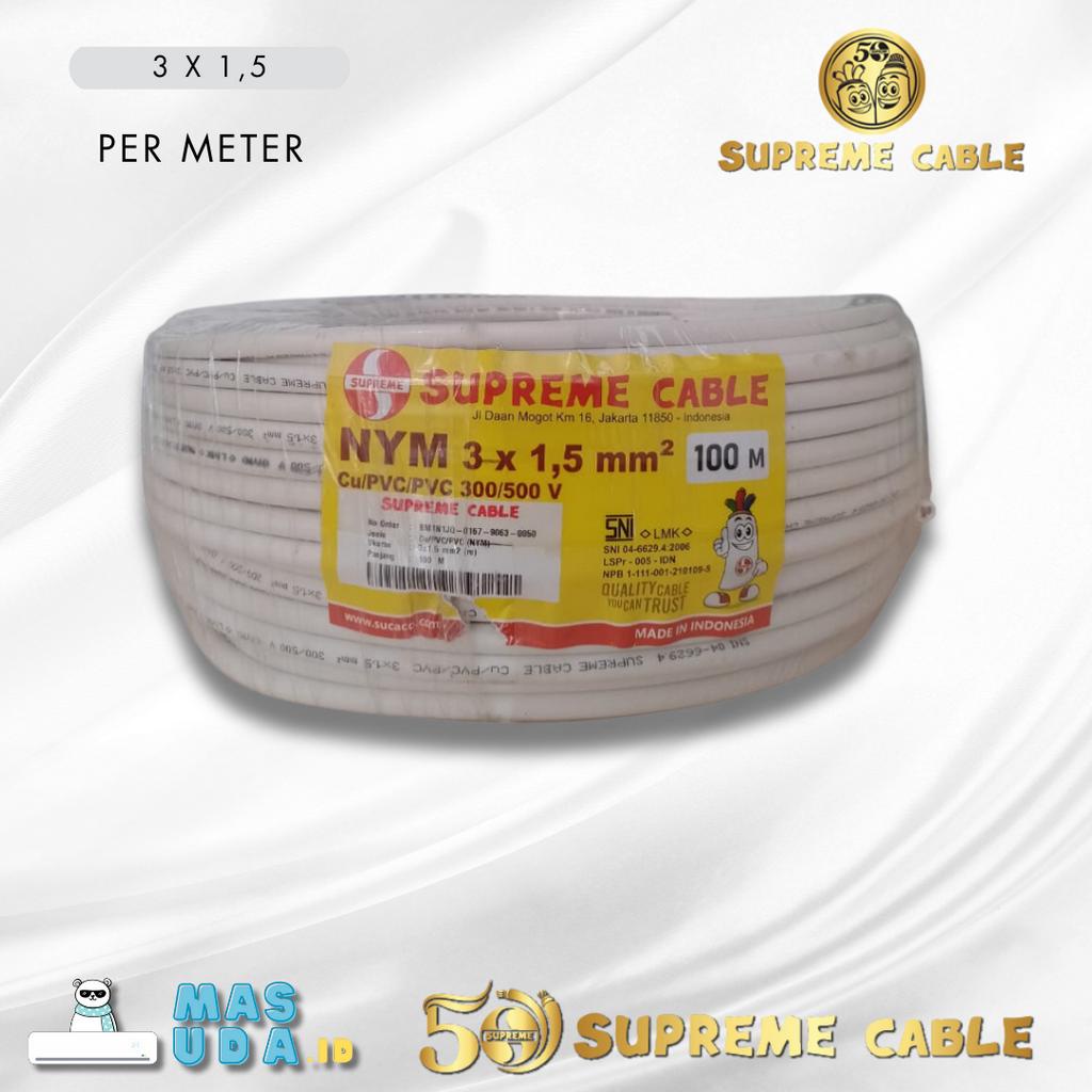 Jual Kabel Supreme NYM 3x1,5 mm² meter per meter | Shopee Indonesia