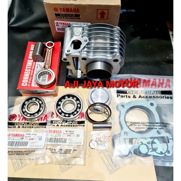 Jual paket blok seher+setang seher+bearing mio sporty/mio smile/soul karbu/fino karbu/nouvo ...